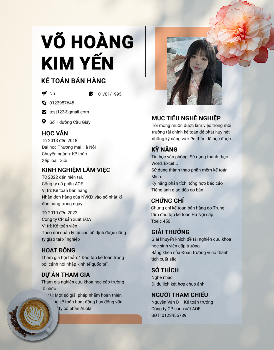 Tổng Hợp Mẫu CV Kế Toán - Kiểm Toán Đẹp, Chuyên Nghiệp