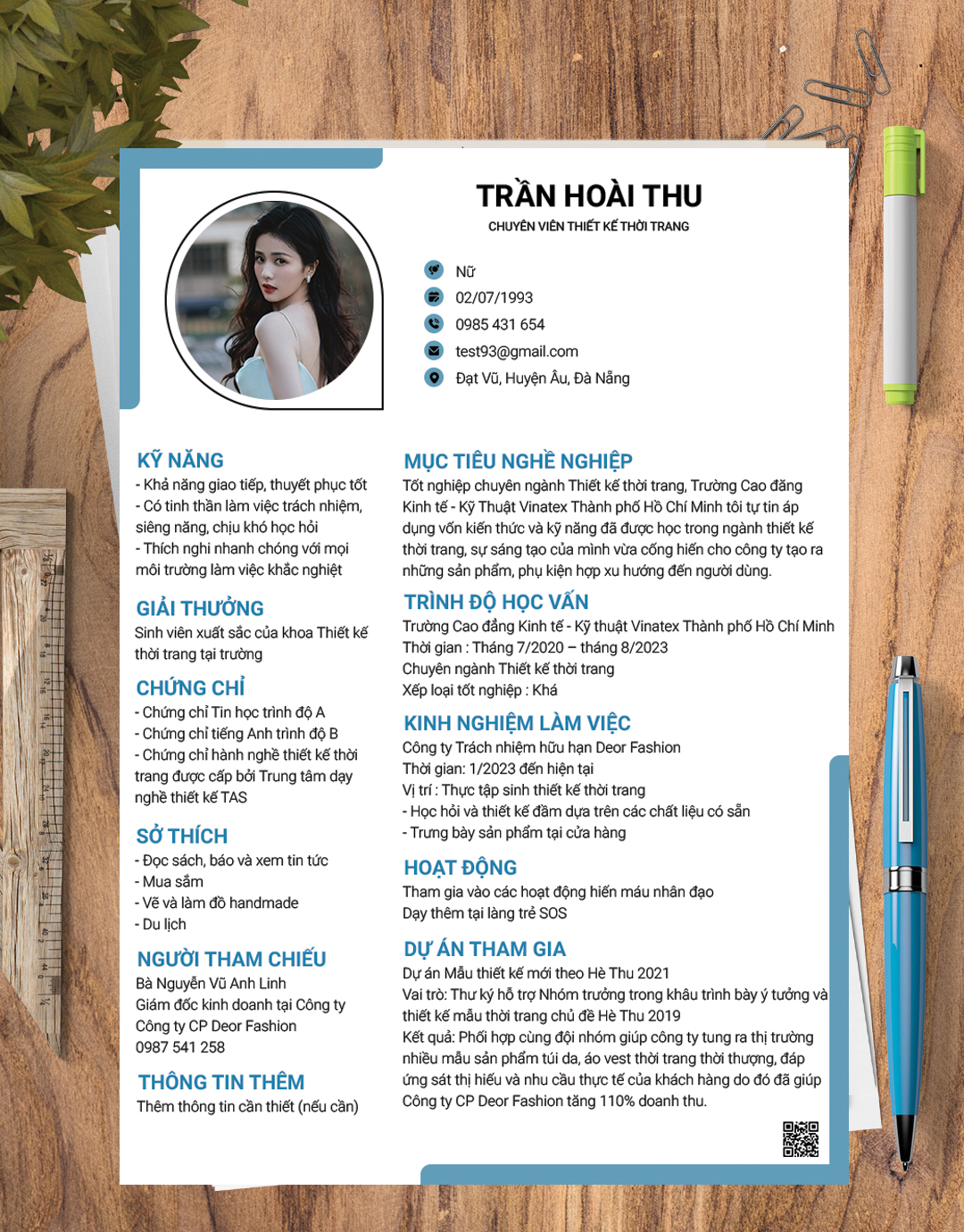 Mẫu CV Sinh Viên Mới Ra Trường Đạt Chuẩn Chuyên Nghiệp