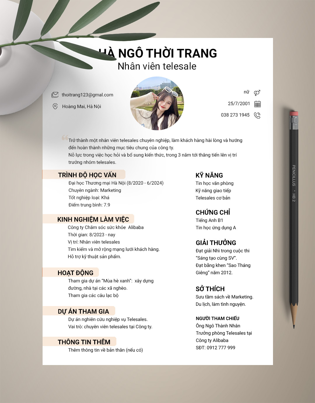 Tạo CV Nhân Viên Bán Hàng Chất Lượng Chỉ Trong Vài Bước